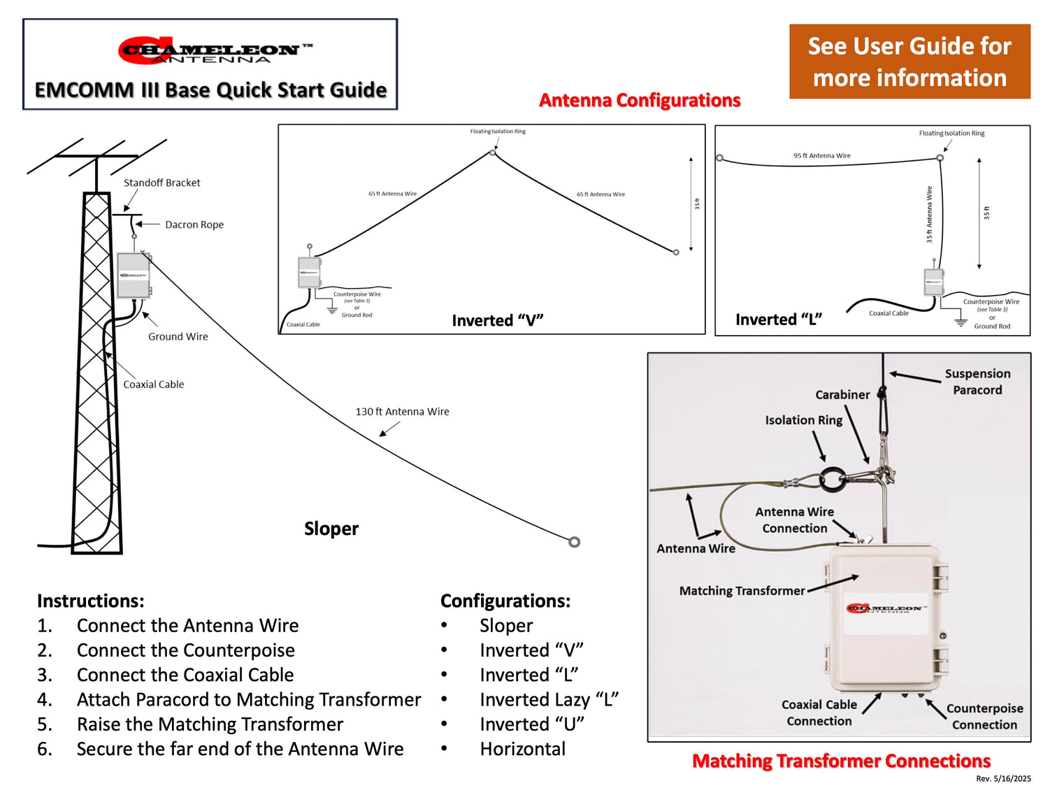 CHA EMCOMM III BASE – Chameleon Antenna