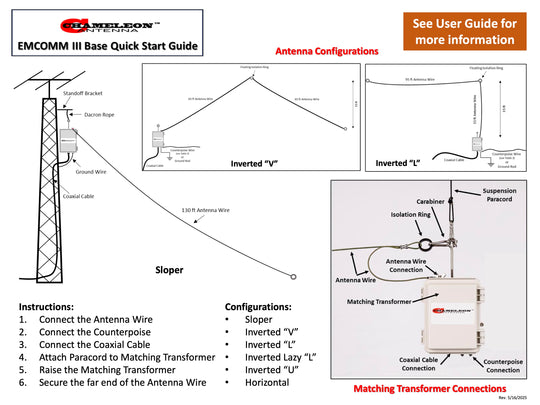 CHA EMCOMM III BASE – Chameleon Antenna